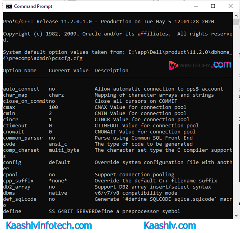 How to compile and run Pro*C Sample Program | Pro*C Tutorial - wikitechy