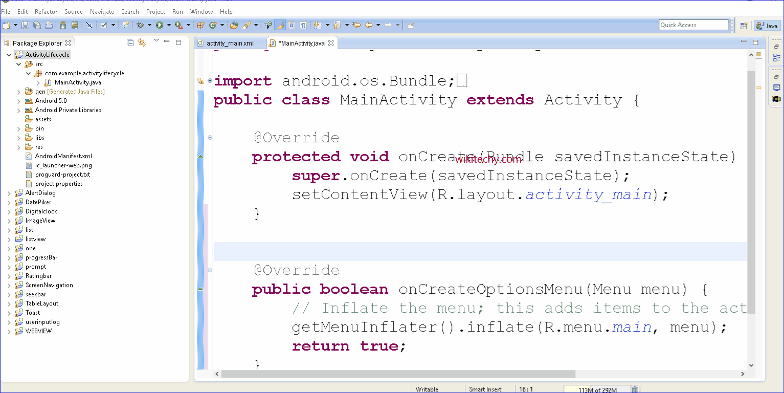 android tutorial - android activity lifecycle | android lifecycle - By ...