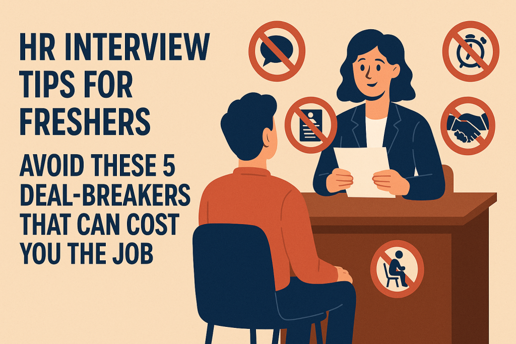 HR Interview Tips for Freshers: 5 Mistakes to Avoid