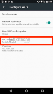 How to Change MAC Address in Android Devices - Wikitechy