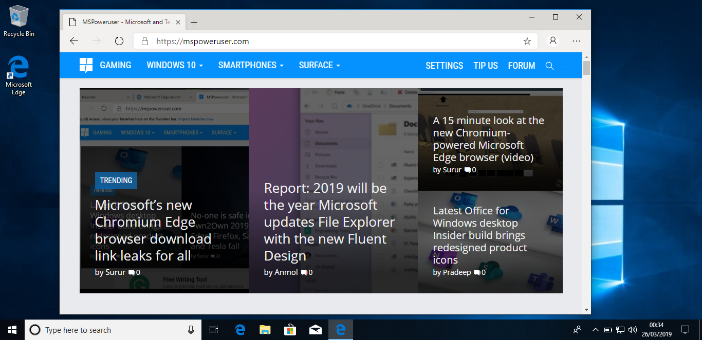 Microsoft is Building a Chromium-Powered Web Browser for Windows 10 ...