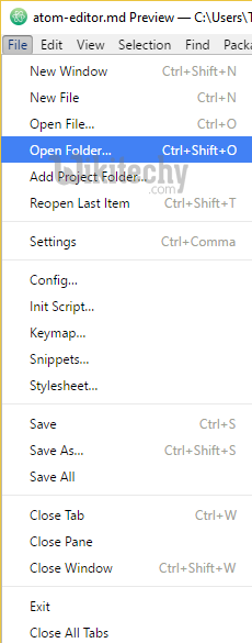 atom tutorial - Opening Files and Directories in atom-editor - By Microsoft Award MVP in 30 Sec ...