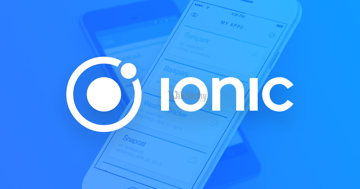 ionic tutorial - ionic | ionic tutorial | Ionic Introduction- By Microsoft Award MVP - ionic ...