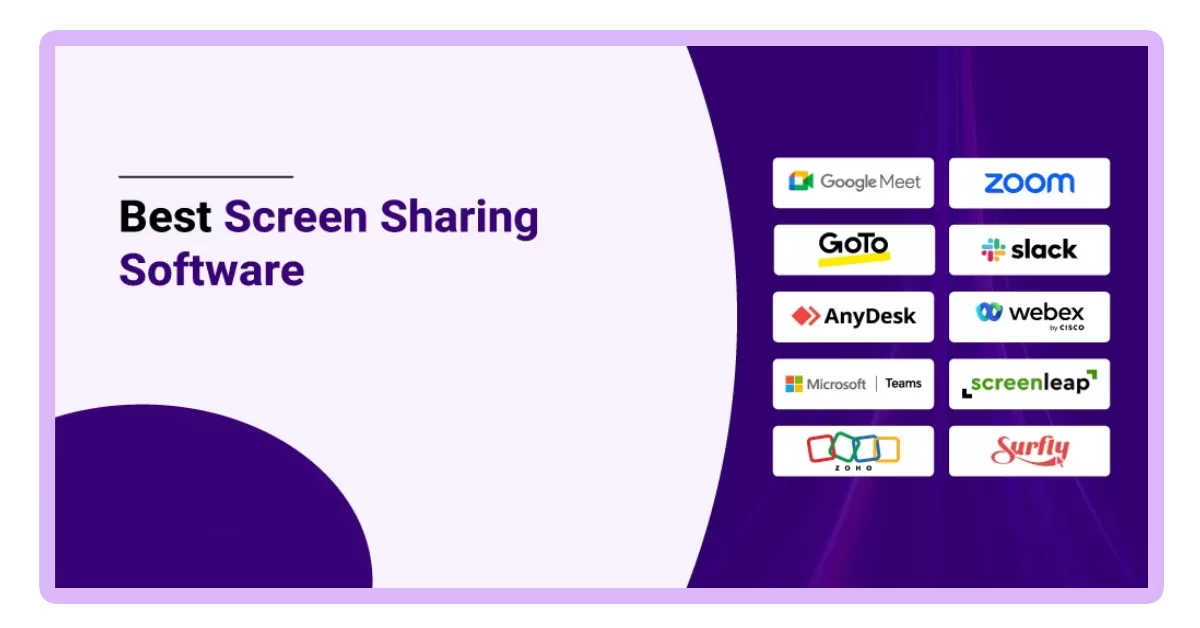 Top 10 Best Screen Sharing Software in 2025