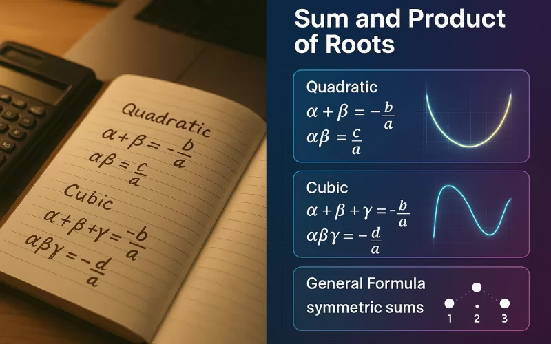 Sum And Product Of Roots 5 Key Formulas Explained